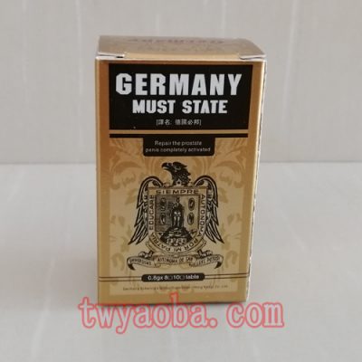 德國必邦GERMANY MUST STATE壯陽藥 助勃壯陽延時 10粒/瓶 – 壯陽藥|持久液【台灣藥吧】